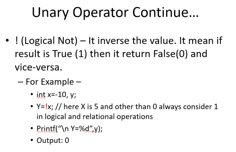 Operator - Practicise