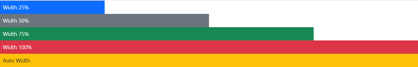 Bootstrap5 Width - Practicise